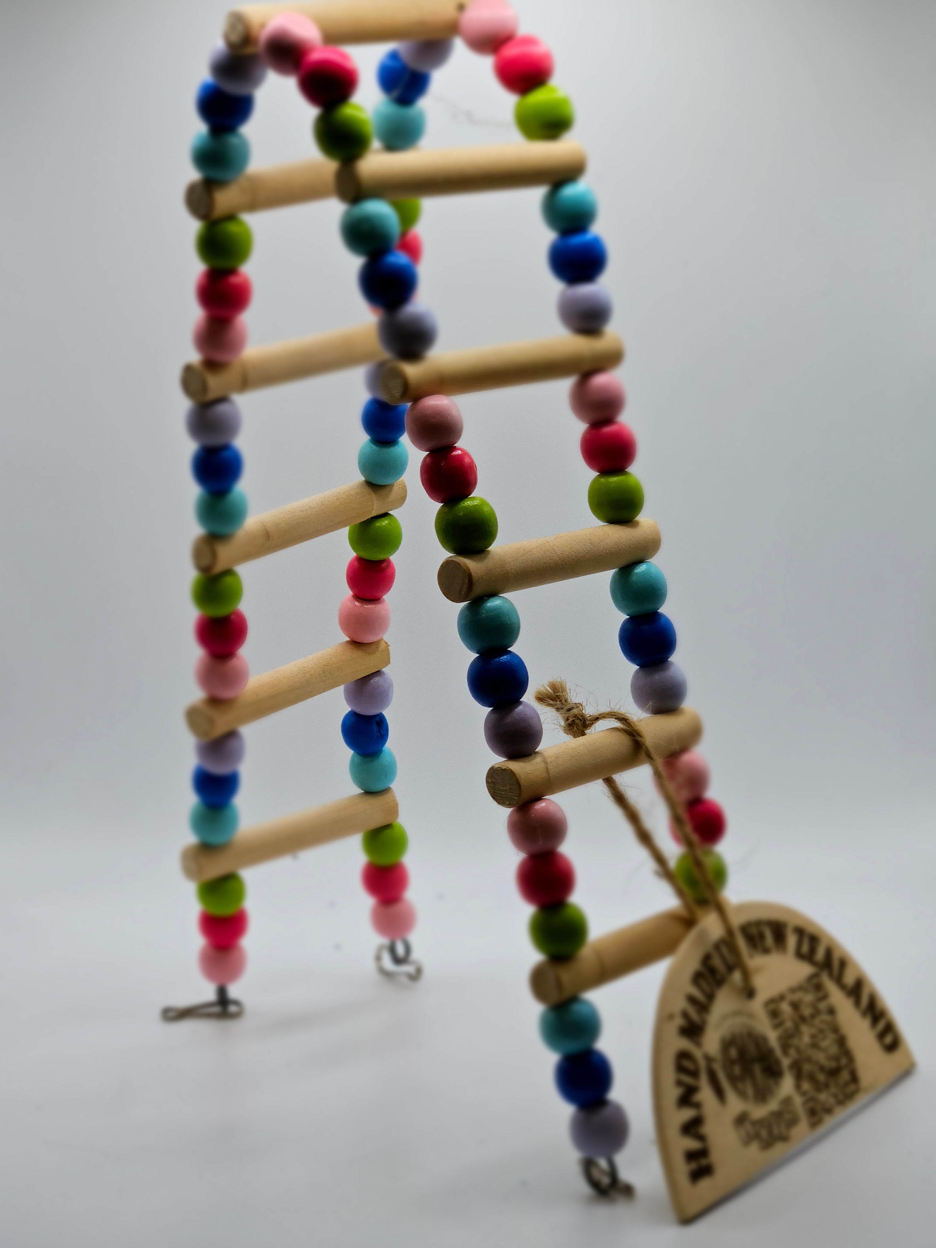 Bright Beaded Bird Ladder – Fun & Flexible! – Dora's Delights NZ
